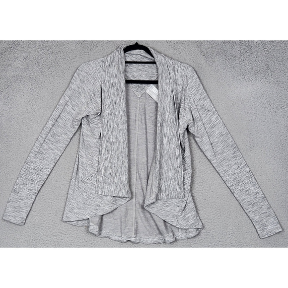 Athleta | Sweaters | Athleta Nirvana Wear Two Ways Wrap Womens Xs Gray ...